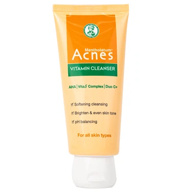 Acnes Vitamin Cleanser Rohto Kem rửa mặt phục hồi làn da sau mụn, mờ ...