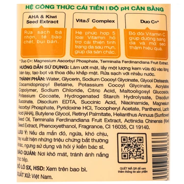 Acnes Vitamin Cleanser Rohto Kem rửa mặt phục hồi làn da sau mụn, mờ ...